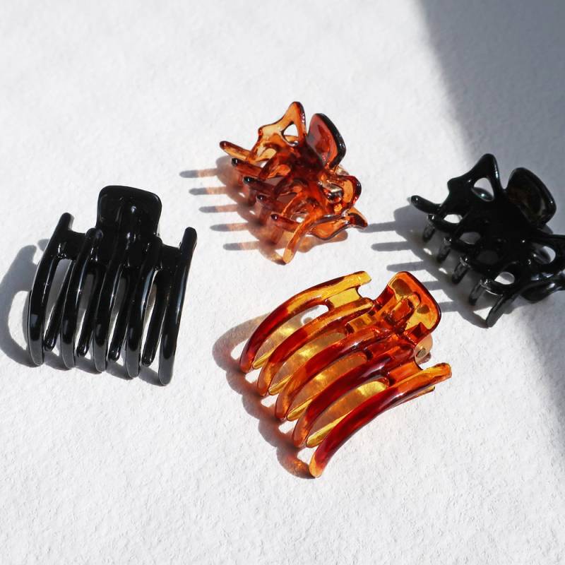 Cute rounded mini hair claw clip | Japan Finds